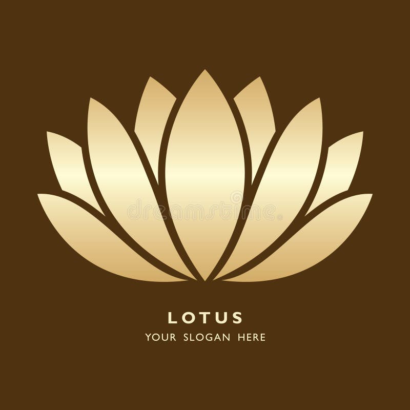 Lotus logo stock vector. Illustration of oriental, sign - 263472772