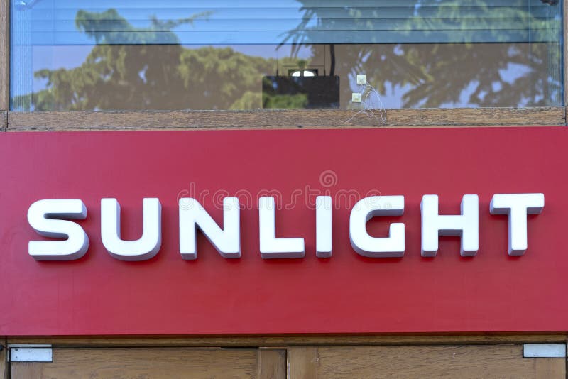 The Logo of the Sunlight Store Editorial Stock Image - Image of ...
