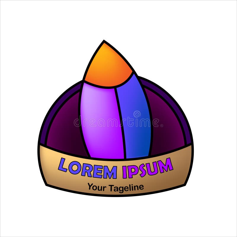 Surf Logo Design Designed in a Semicircle Shape Stock Vector ...