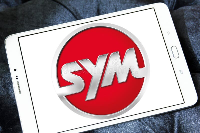 SYM Motors company logo editorial stock photo. Image of motorcycle ...