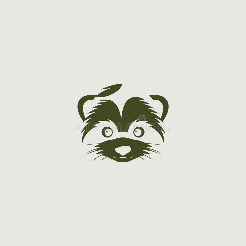 A Logo that Symbolically Uses a Weasel Stock Vector - Illustration of ...