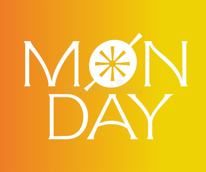 Monday Logo Design. Monday Logo with Lemon Logo, Orange Logo, Fruit ...