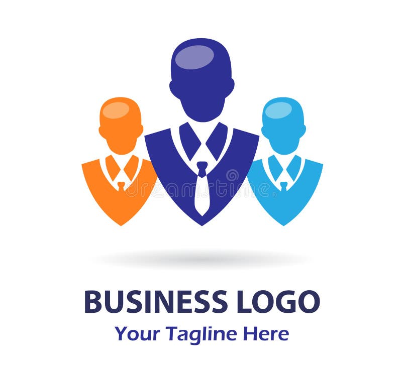 Business men logo stock vector. Illustration of male - 132952698