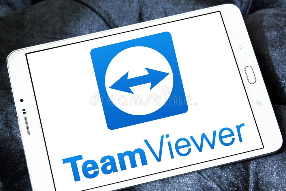 TeamViewer Computer Software Logo Editorial Stock Image - Image of ...