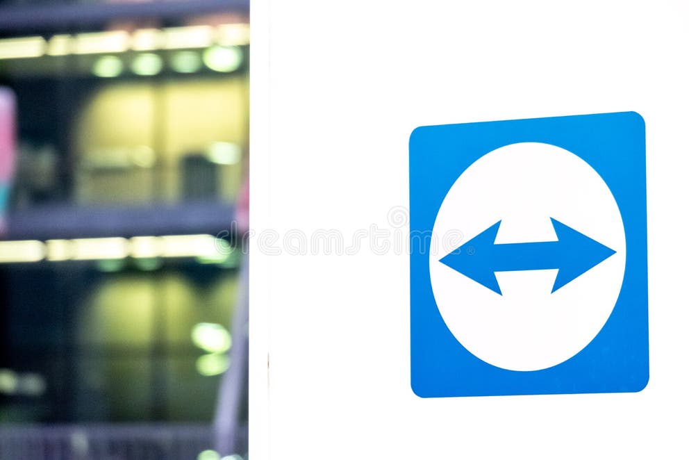 Logo of TeamViewer in Stuttgart Editorial Image - Image of gmbh, site ...