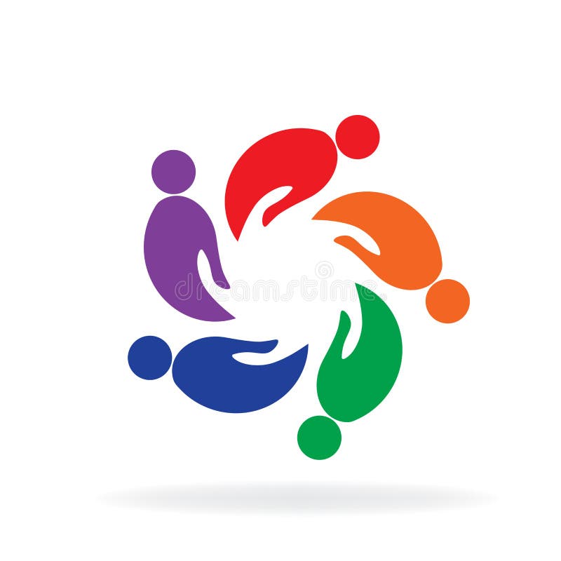 Teamwork Handle Logo Vector Stock Vector - Illustration of corporate ...