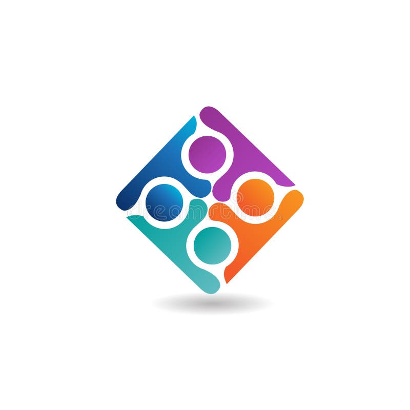 Optimistic people logo stock vector. Illustration of celebrate - 35138987