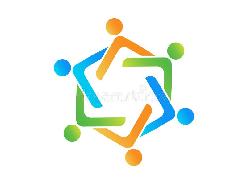 Optimistic people logo stock vector. Illustration of celebrate - 35138987