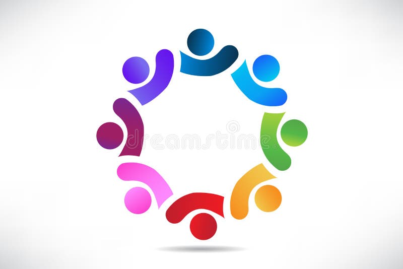 Optimistic people logo stock vector. Illustration of celebrate - 35138987
