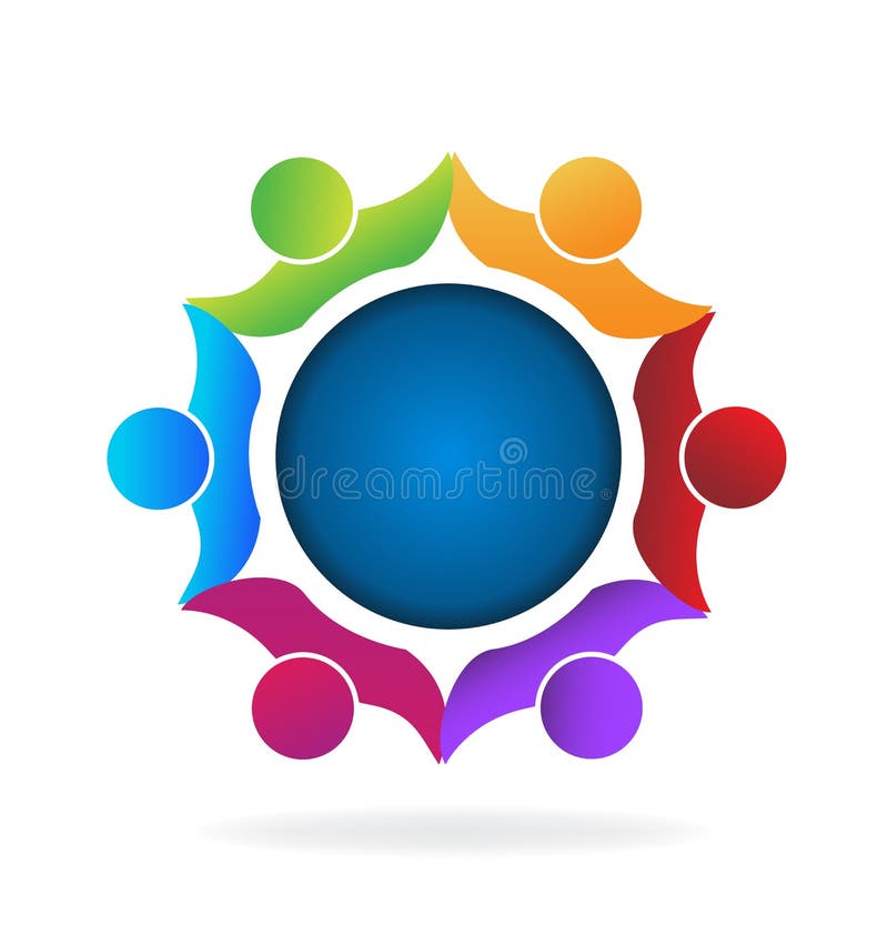 Teamwork People Tree Logo Vector Stock Vector - Illustration of helpful ...