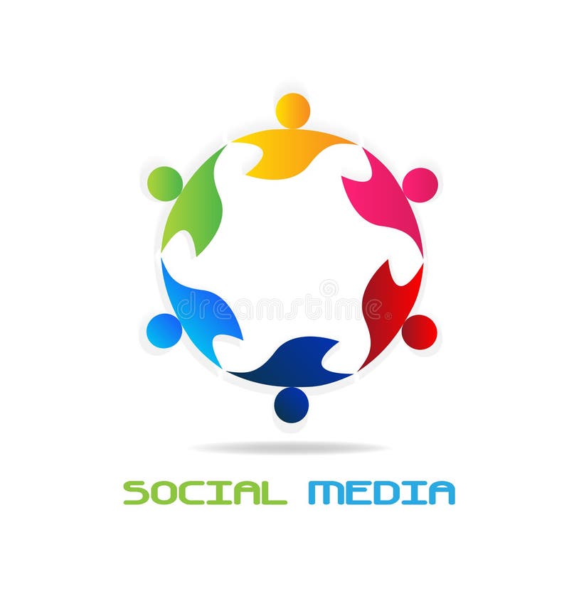 Logo Social Media Teamwork Holding Hands Vector Icon Stock Vector ... Logo Social Media Teamwork Holding Hands Vector Icon Stock Vector ...