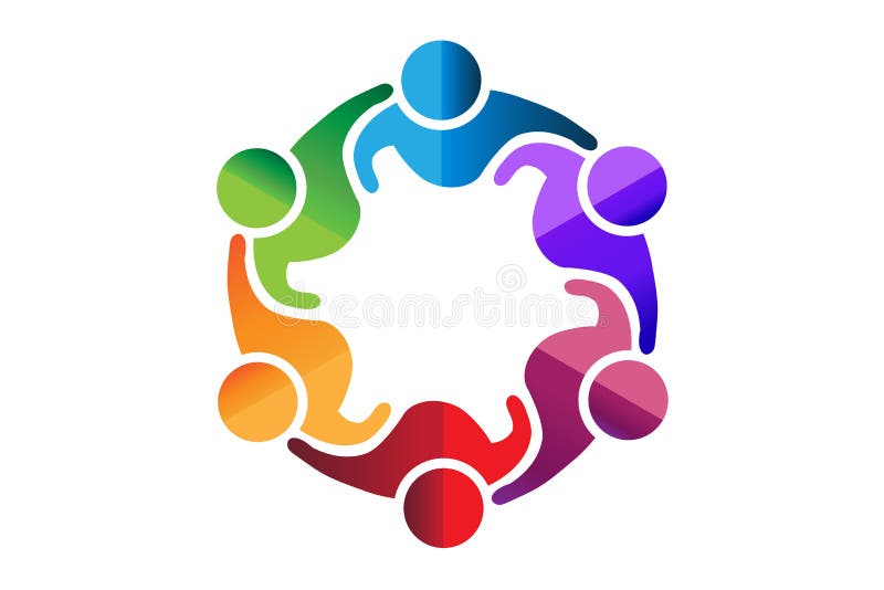 Active People Unifying Logo Stock Vector - Illustration of graphics ...