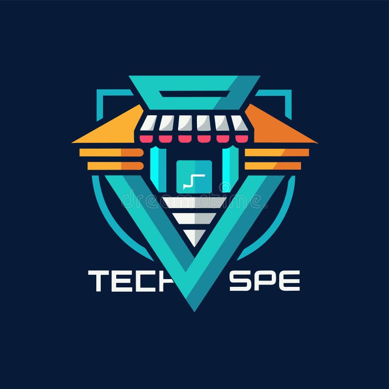 The Logo for Tech Spot Showcases a Sleek and Upscale Design Centered ...