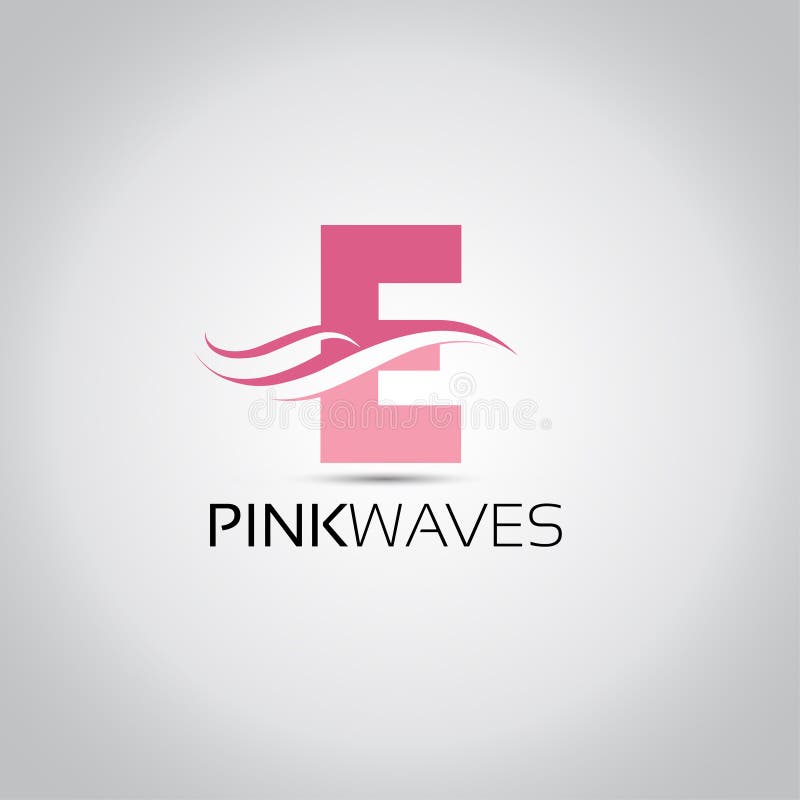 E Letter Pink Logo stock illustration. Illustration of artistic - 134763257