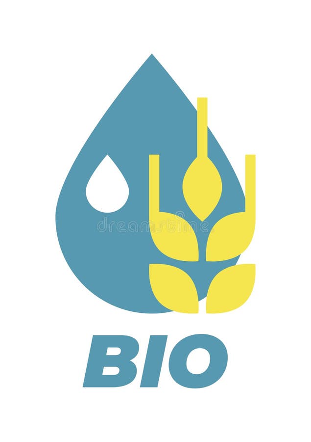 Bio Icon for the Logo. Color Vector Isolated Stock Illustration ...