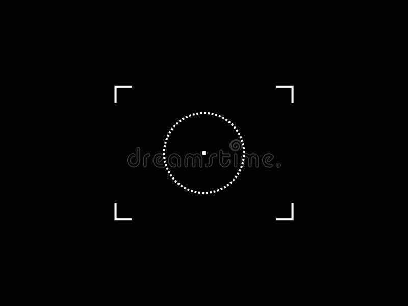 Photo Camera Frame Viewfinder Template. Modern Focusing Digital Grid ...