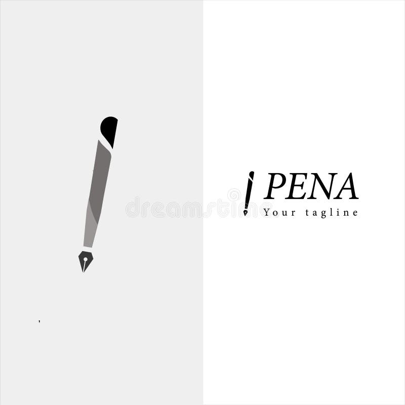 Logo Template Design Logo Pen for the Company Stock Vector ...