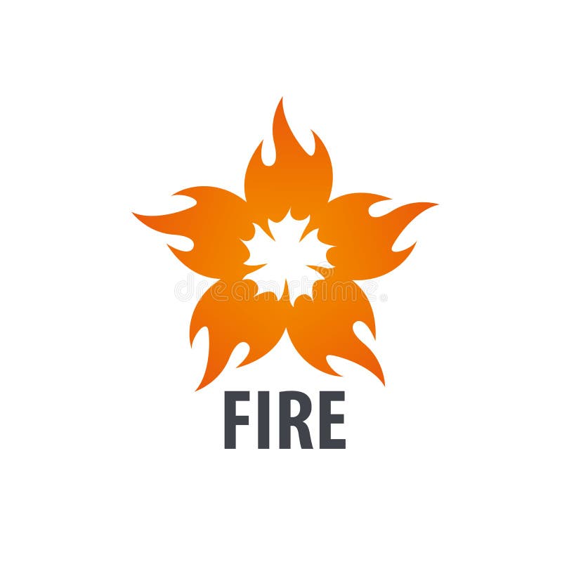 Fire vector logo stock vector. Illustration of explosion - 126417018