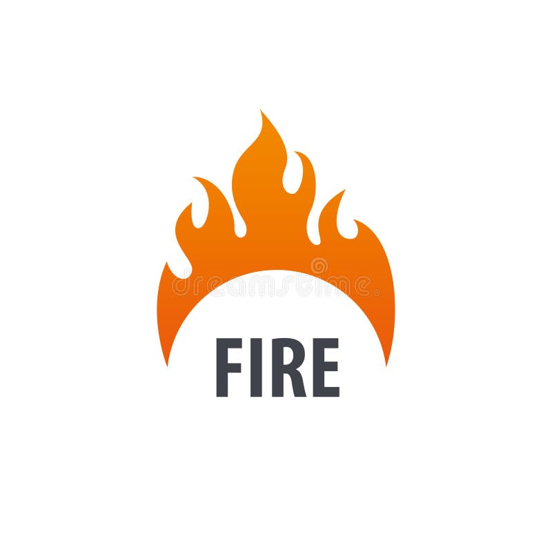 Fire vector logo stock vector. Illustration of fiery - 126417177