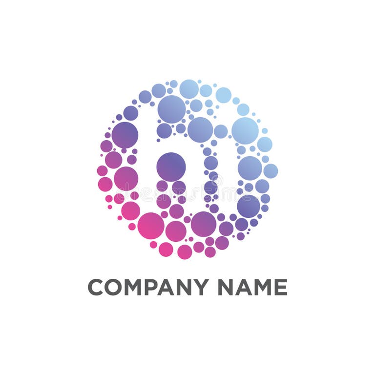 Logo Template for Hi Brand Name Using Hi Initial Stock Illustration ...