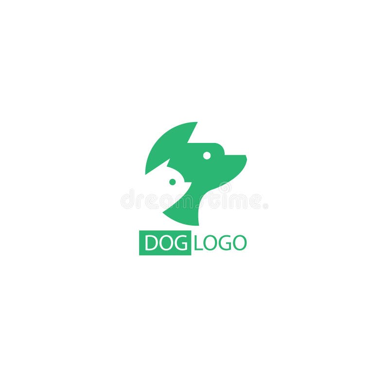 Logo Template Illustration of Abstract Dog Design Vector Stock Vector ...