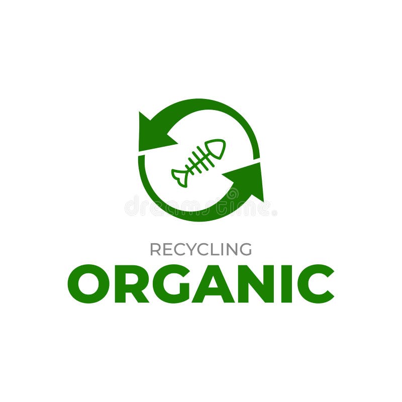 Organic Waste Logo Template. Organic Waste Icon. Stock Vector ...