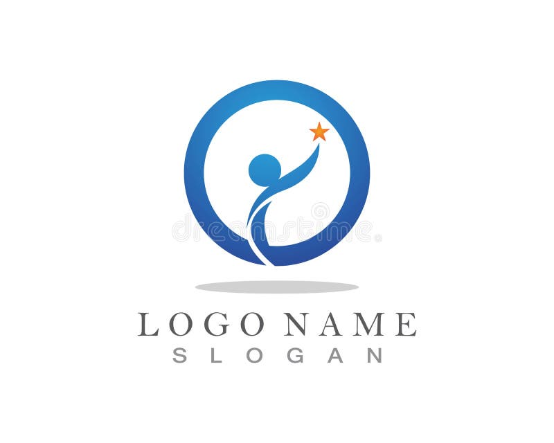 Successful People Logos and Symbols Stock Vector - Illustration of ...