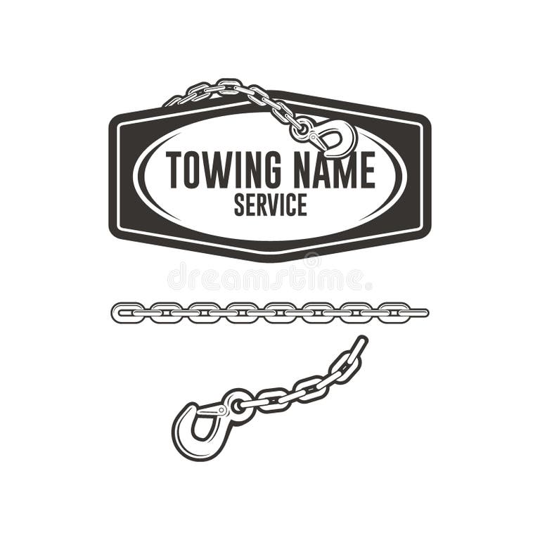 Chain Towing Logo Stock Illustrations – 119 Chain Towing Logo Stock ...
