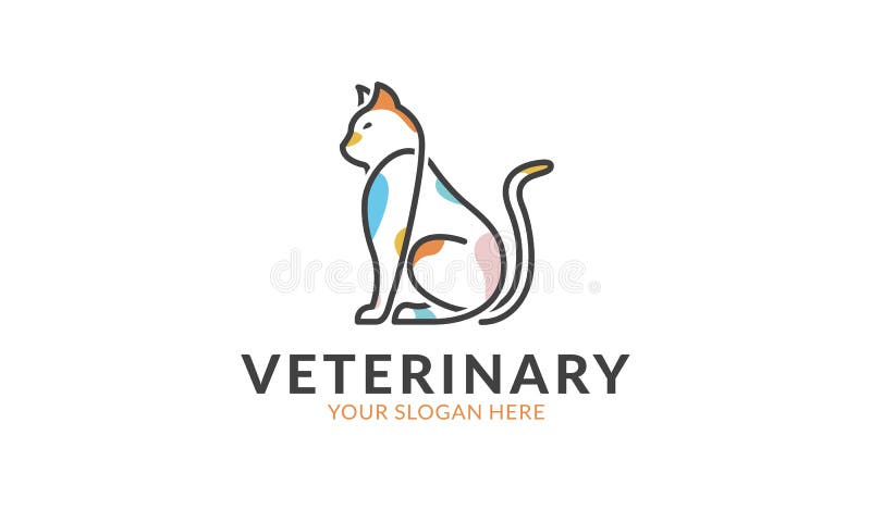 Logo Template veterinario ilustración del vector. Ilustración de ...
