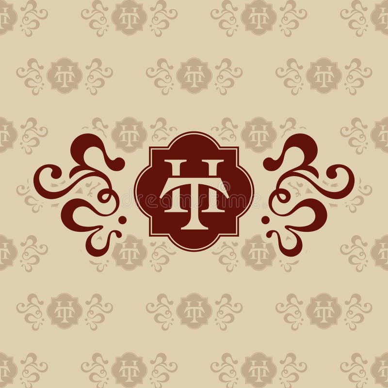 Logo TH Letter Business Card Stock Illustration - Illustration of ...