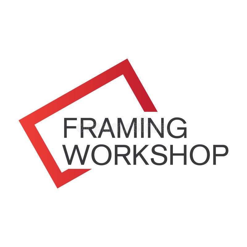 Logo on the Theme of Framing Workshop, Frame Stock Illustration ...