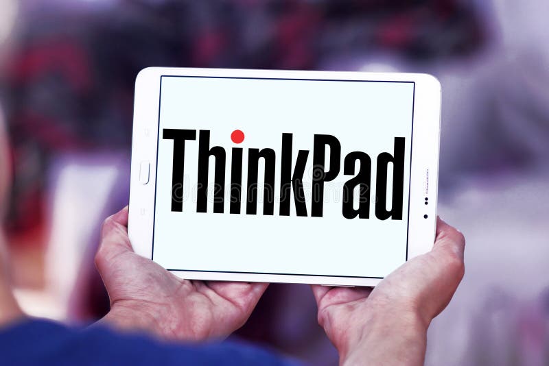 ThinkPad Logo on X260 Laptop with Illuminated Red Dot Over the Letter I ...