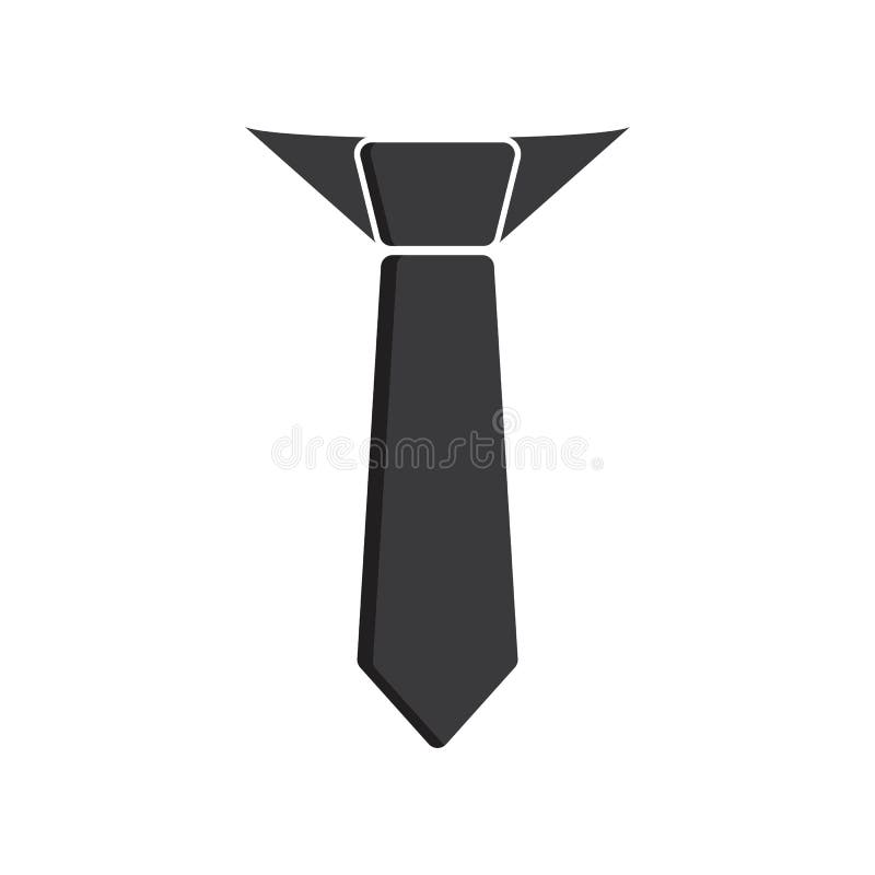 Logo Tie Symbol Icon Vector Design Stock Vector - Illustration of flat ...