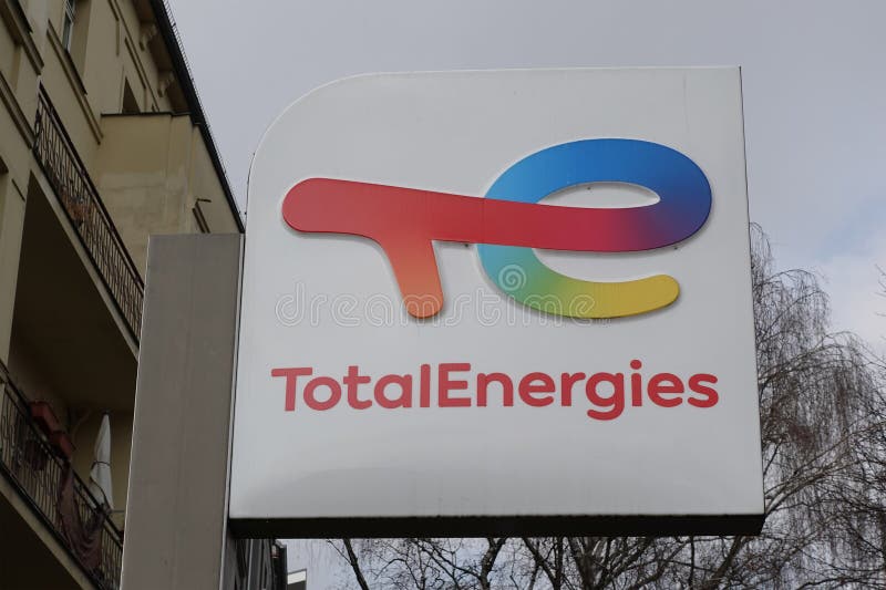 Logo of Total Energies in Berlin, Germany Editorial Stock Photo - Image ...