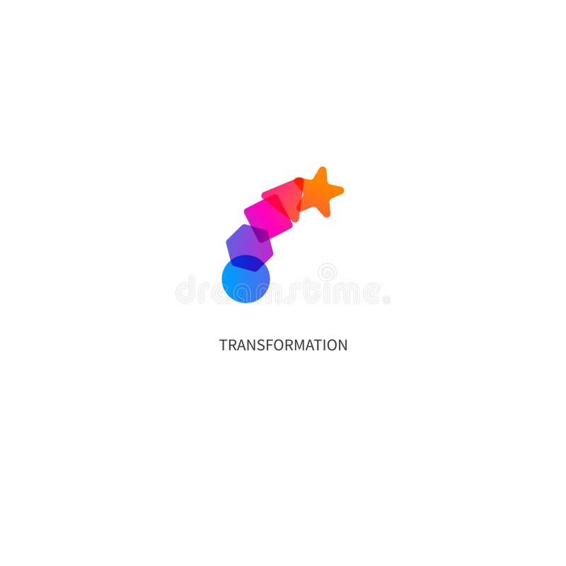 Logo Transform, Icon Change, Icon Growth Stock Vector - Illustration of ...