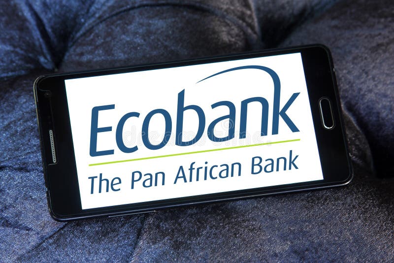 Logo Transnational D'Ecobank Image éditorial - Image du investissement ...