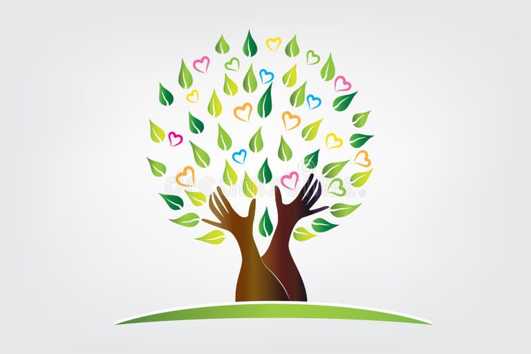 Hands Leafs Teamwork People Stock Illustrations – 64 Hands Leafs ...