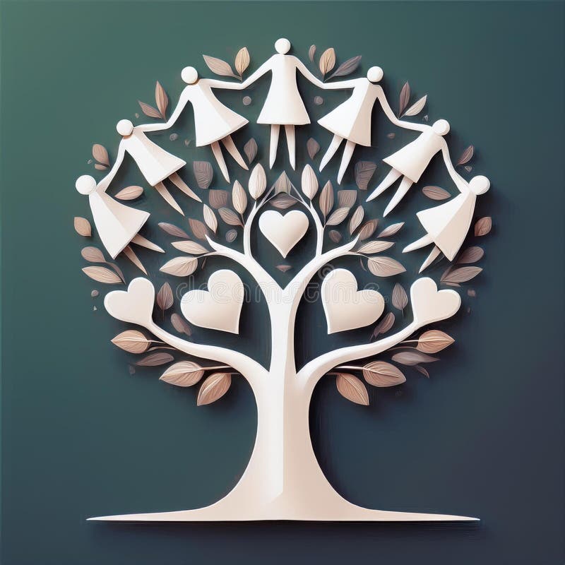 Logo tree vector graphics stock illustration. Illustration of tree ...