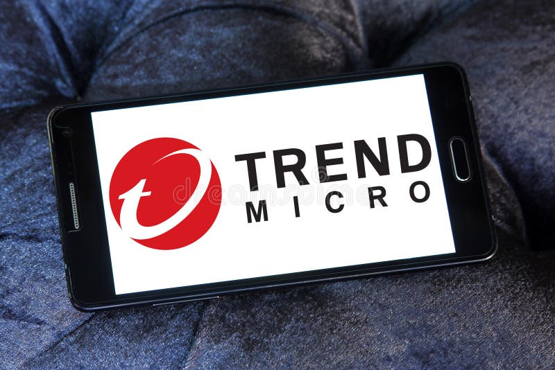 Trend Micro company logo editorial stock photo. Image of emblem - 105990528