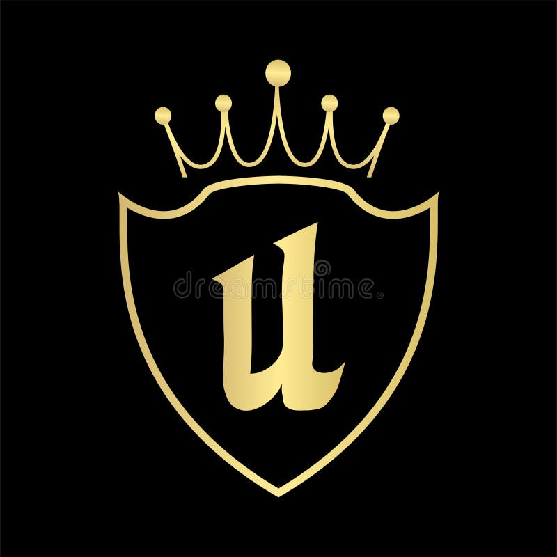 Logo U Company Gold Letter Logo Design with Simple Style Stock Vector ...