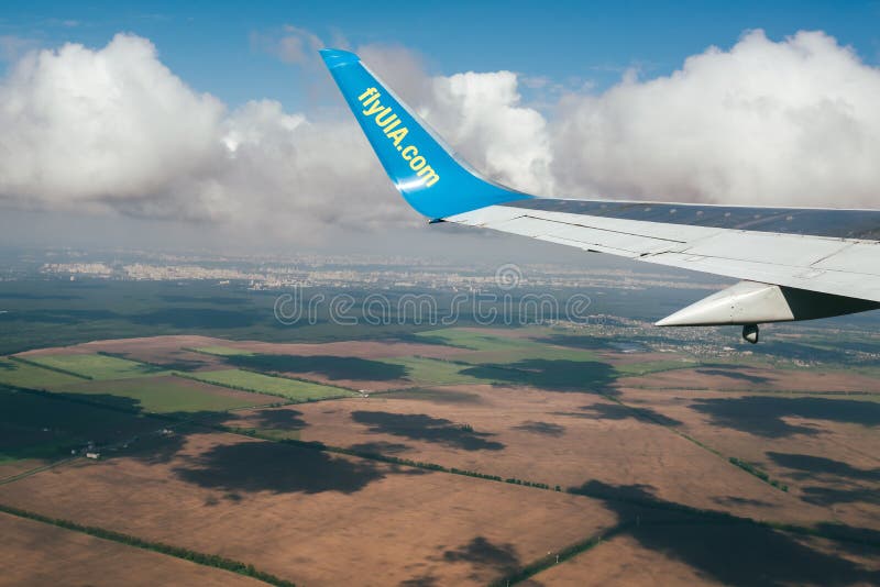 Logo Ukraine International Airliness UIA Redaktionelles Stockbild ...