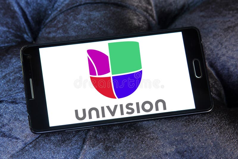 Univision Television Network Logo Editorial Photography - Image of ...