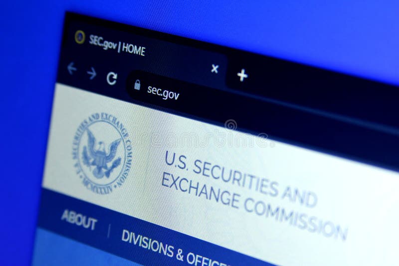 Sec agency logo editorial stock image. Image of washington - 298342394