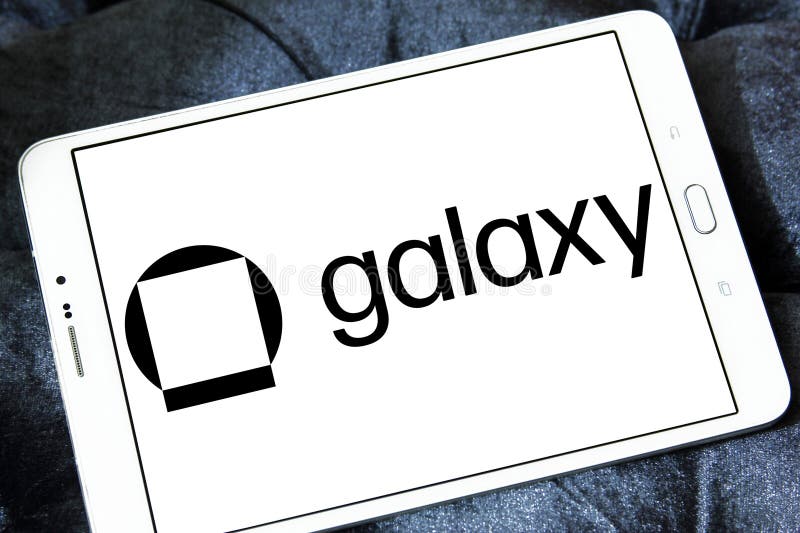 Galaxy Digital Company Logo Editorial Stock Photo - Image of business ...