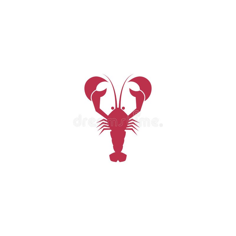 Logo van kreeft vector illustratie. Illustration of krab - 174509550