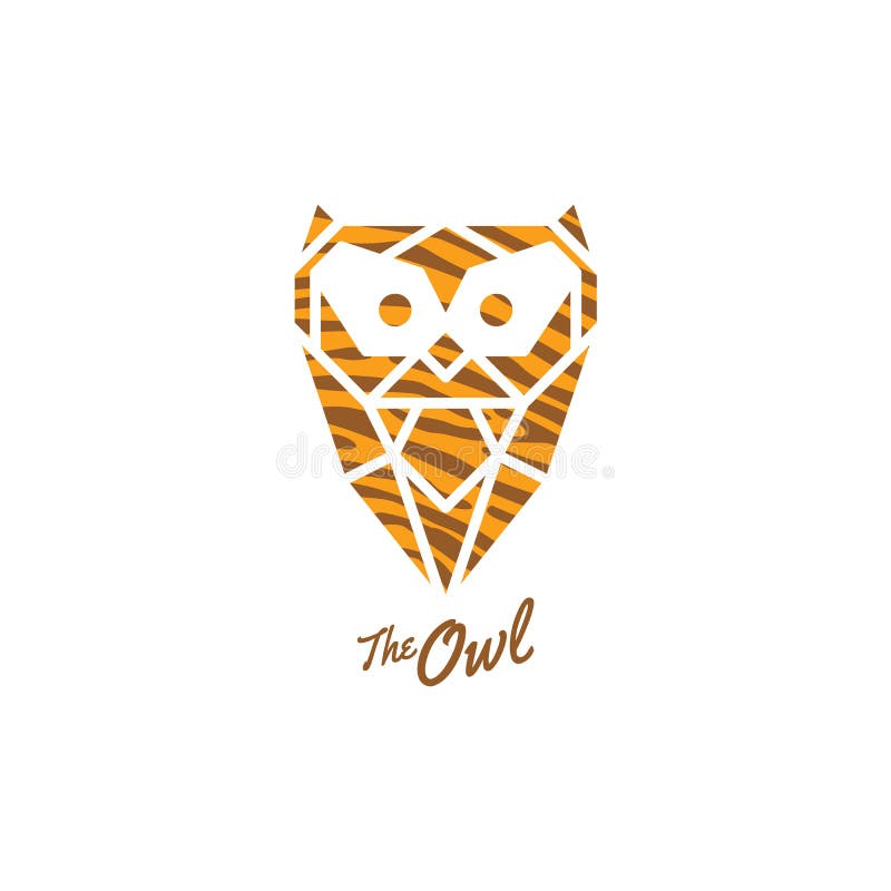 Symbool Grote Vogel Met Staartpatroon Stock Illustratie - Illustration ...