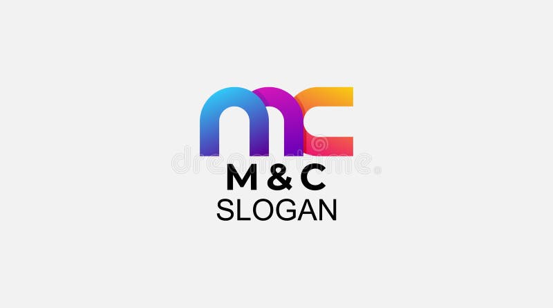 Luxury Letter MC Logo Designs Element Stock Vector - Illustration of ...