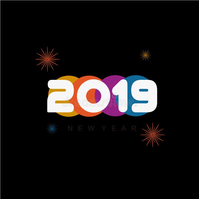 Logo Vector Design Illustration 2019 Stock de ilustración - Ilustración ...