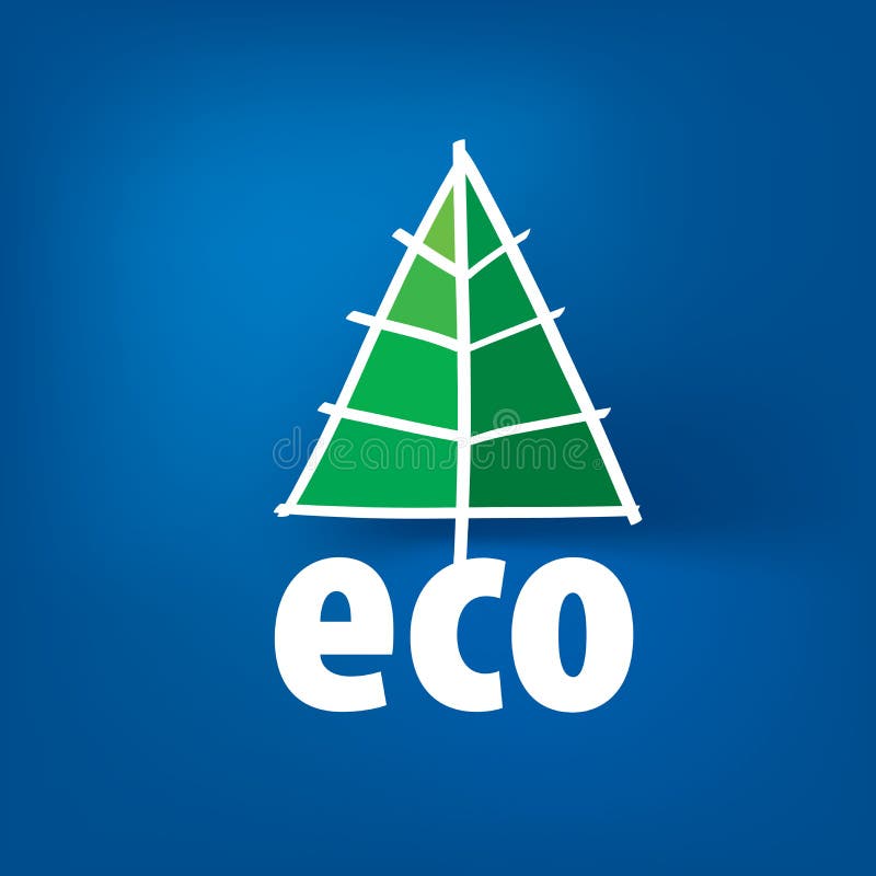 Logo vector eco stock vector. Illustration of environmental - 125867672