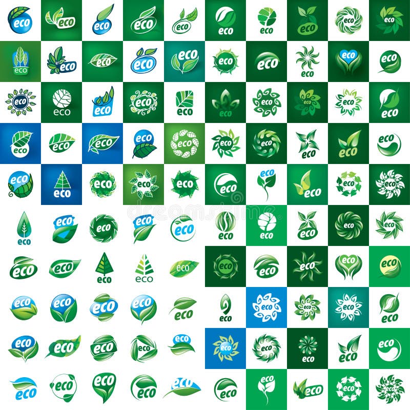 Logo vector eco stock vector. Illustration of isolated - 125868549